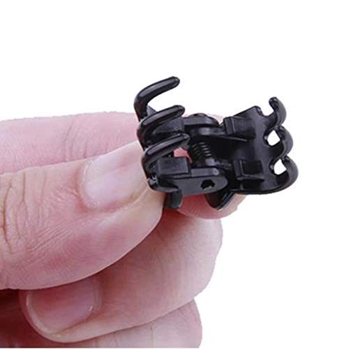 100 Pieces-Pack Mini Hair Claw Clips Plastic Claws Pins Clamps Small ...