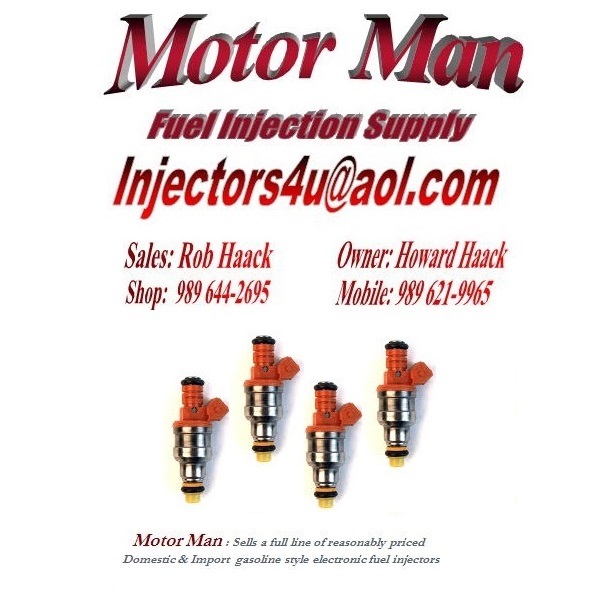 Motor Man - 0280150785 Bosch Fuel Injector set of (4) UPGRADE 30# 30LB ...