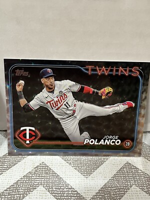 2024 Topps Series 1 Jorge Polanco Silver Patterned Foilboard Super Box ...