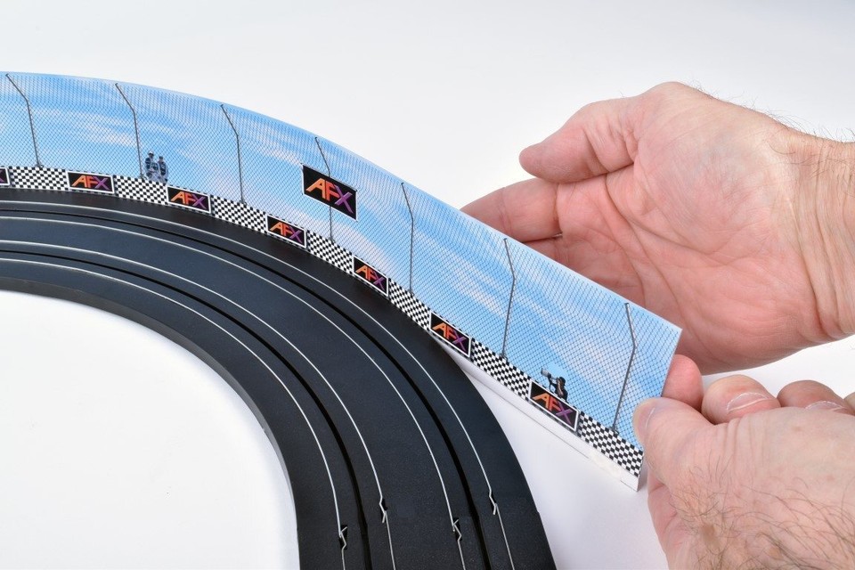 AFX Racing 22049 Race Barrier 3 Piece 31" Sections HO Slot Car Track ...