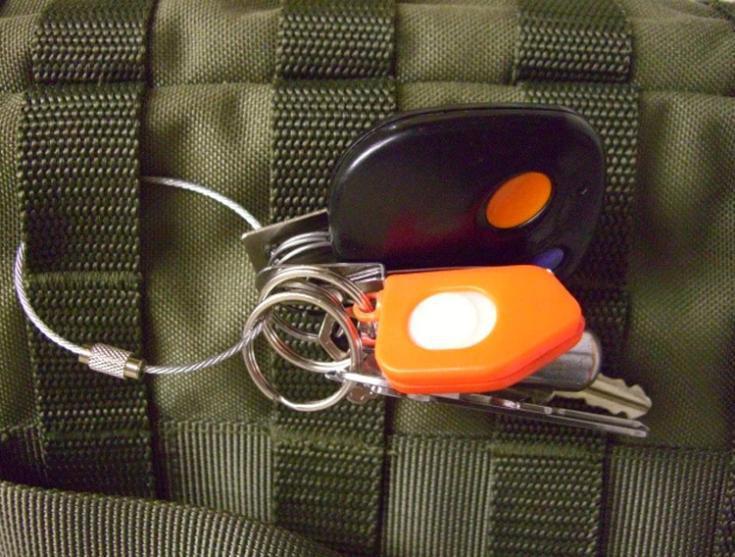 Stainless steel Wire Cable Key Chain KEYRING GIFT US SELLER | eBay