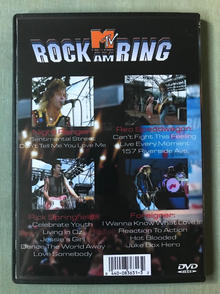 Foreigner REO Speedwagon Nightranger Rick Springfield - Live Rock Am ...