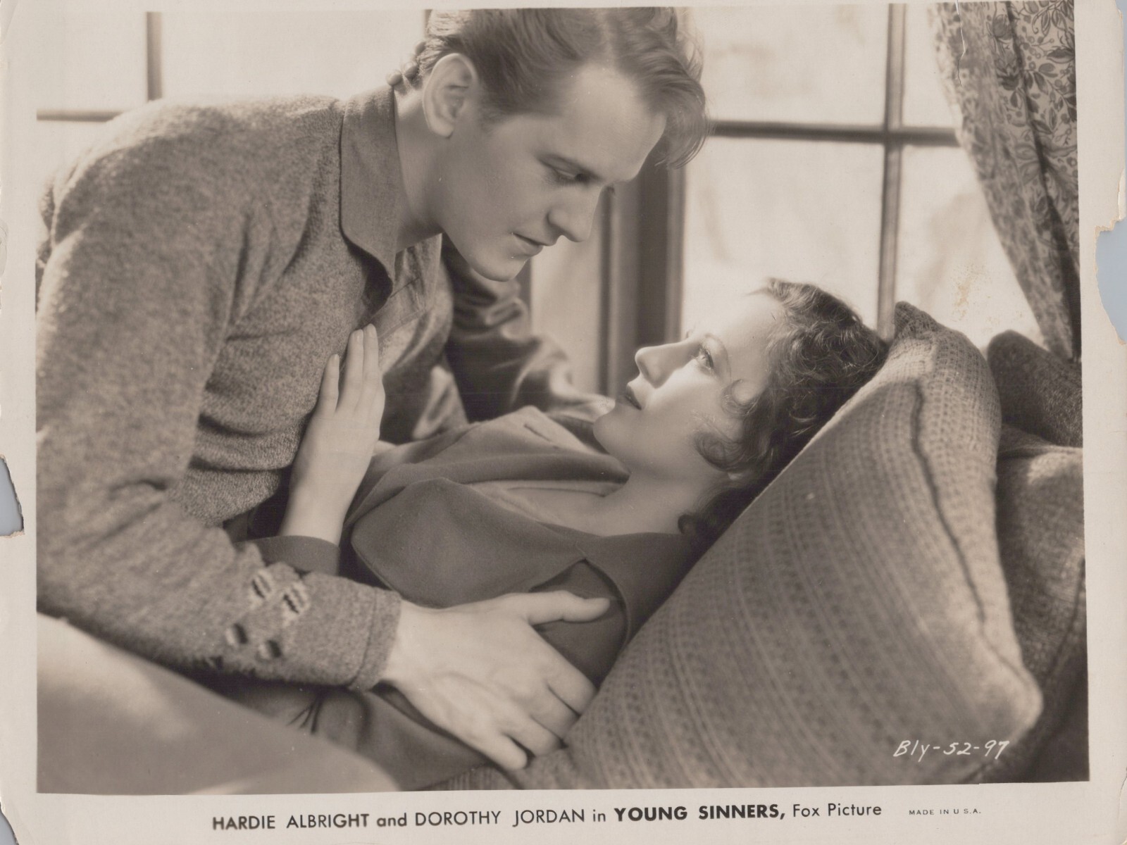 Hardie Albright + Dorothy Jordan in Young Sinners (1931) Vintage Photo ...