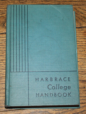 Harbrace College Handbook John Hodges 1946 College Book L1 | eBay