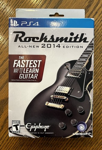 NEW Rocksmith 2014 (PlayStation 4) PS4 Game with Real Tone Cable ...