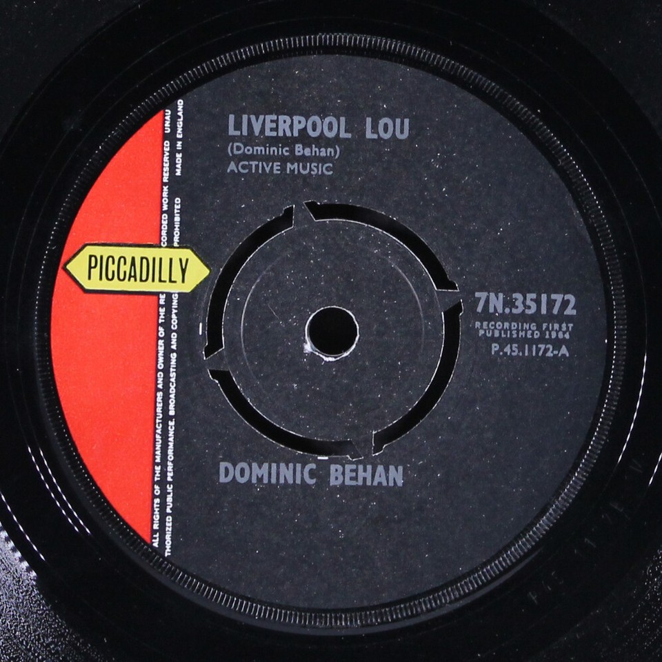 DOMINIC BEHAN: liverpool lou / love is where you'll find it PICCADILLY ...