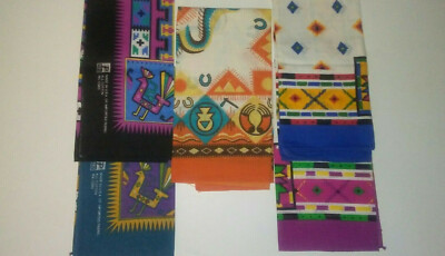 5x Vintage Native American USA Southwest Western Tribal Bandana ...