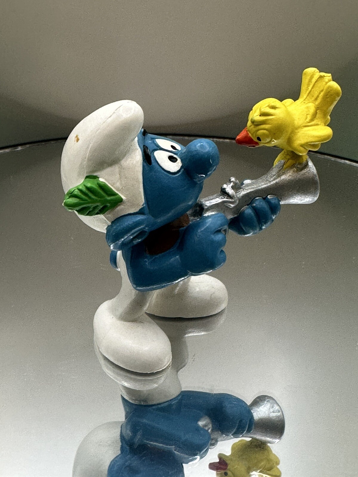 Amurfs Hunter Smurf Gun Bird Hunting Figure Vintage Schleich Toy ...