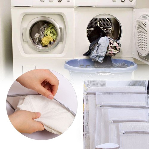 Zip Washing Machine Net Laundry Bag Underwear Bra Stocking Clothes ...