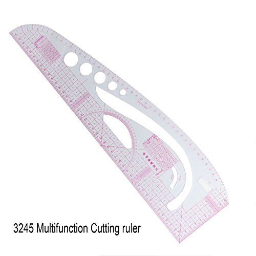 6 Stlye Plastic Fashion Metric Ruler Set French Curve Pattern Grading ...
