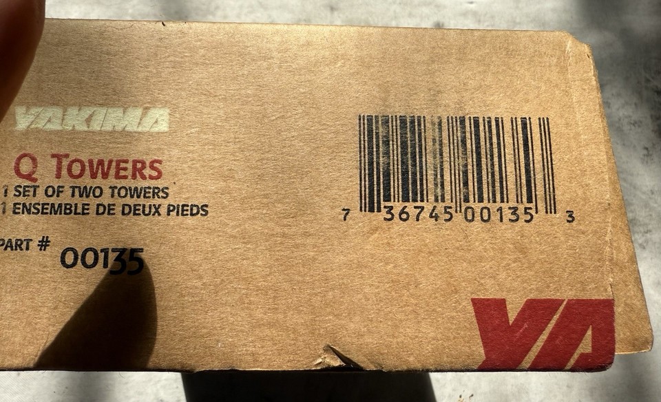 Yakima Q Towers Set Of 2 | eBay