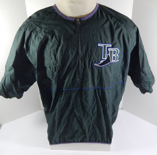 2000s Tampa Bay Devil Rays #99 Game Used Green Batting Practice Jacket ...