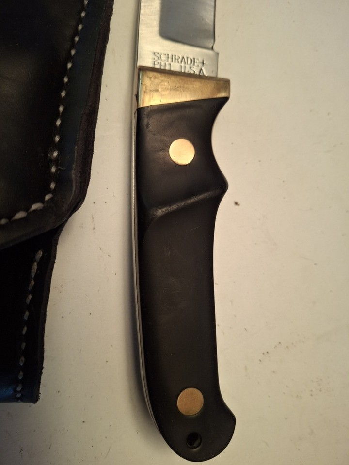 SCHRADE PH1 KNIFE Hunting Skinning USA | eBay
