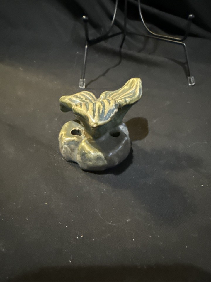 Fulper Pottery Flower Frog Plantain Leaf 463 c1919 | eBay