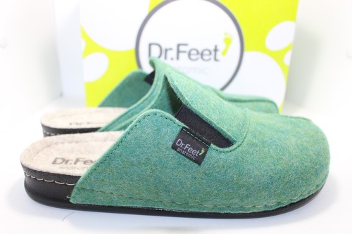 SHOES/FOOTWEAR - Dr Feet Wool slippers Harriet green | eBay Australia