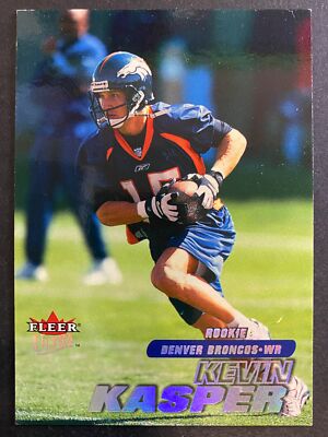 Kevin Kasper 2001 Fleer Ultra Rookie Card /2499 Denver Broncos #U306 | eBay