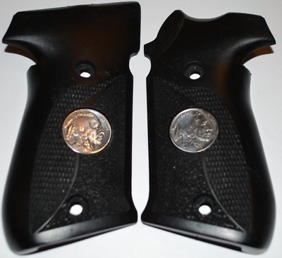 Sig Sauer P220 pistol grips black plastic with buffalo nickels | eBay