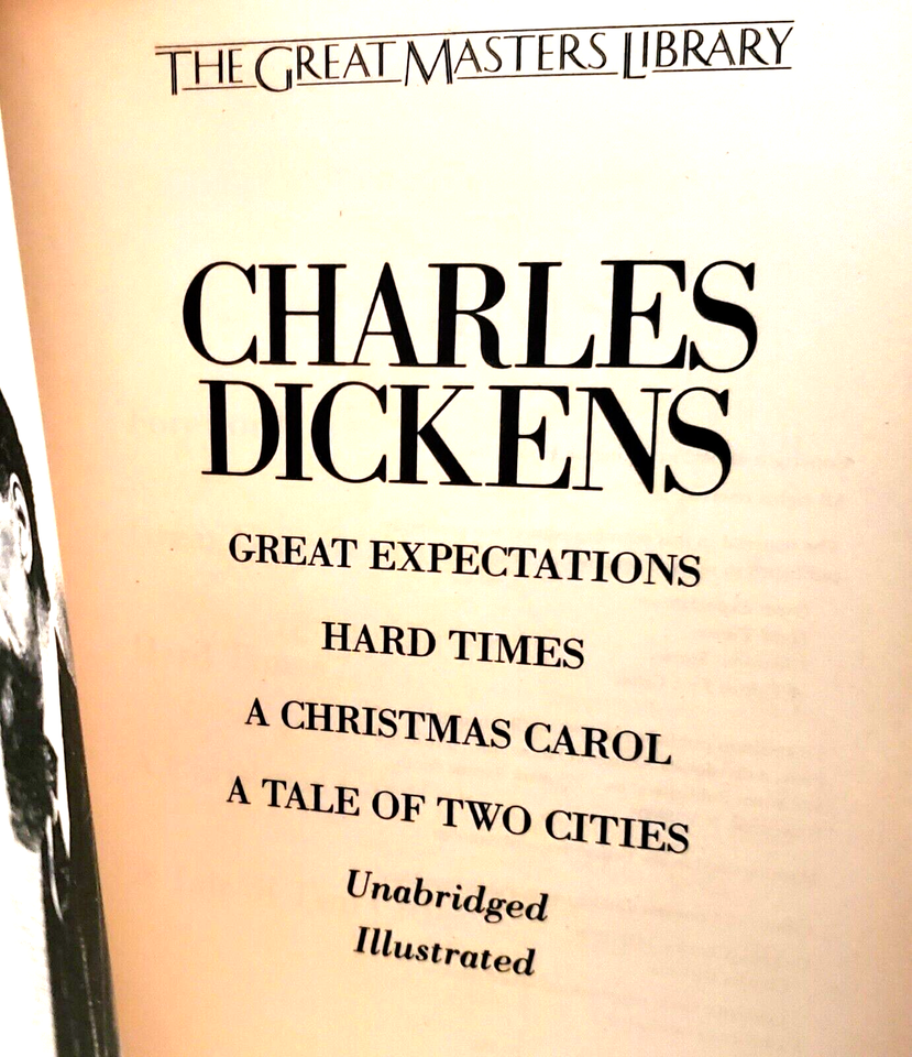 WORKS OF CHARLES DICKENS, Leather, CHRISTMAS CAROL, A TALE OF TWO ...