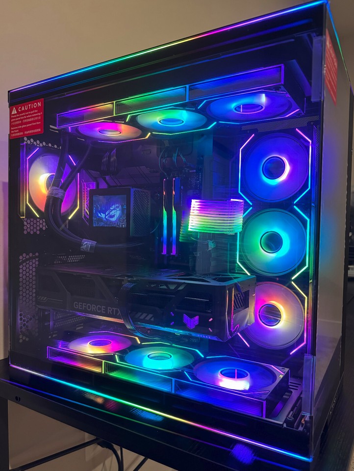 RTX 5090 RYZEN 7 9800X3D Custom Built Gaming PC 64GB RAM 4TB 990 Pro ...