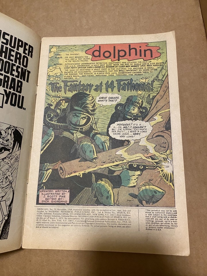 DOLPHIN Showcase #79 (DC Comics December 1968) | eBay