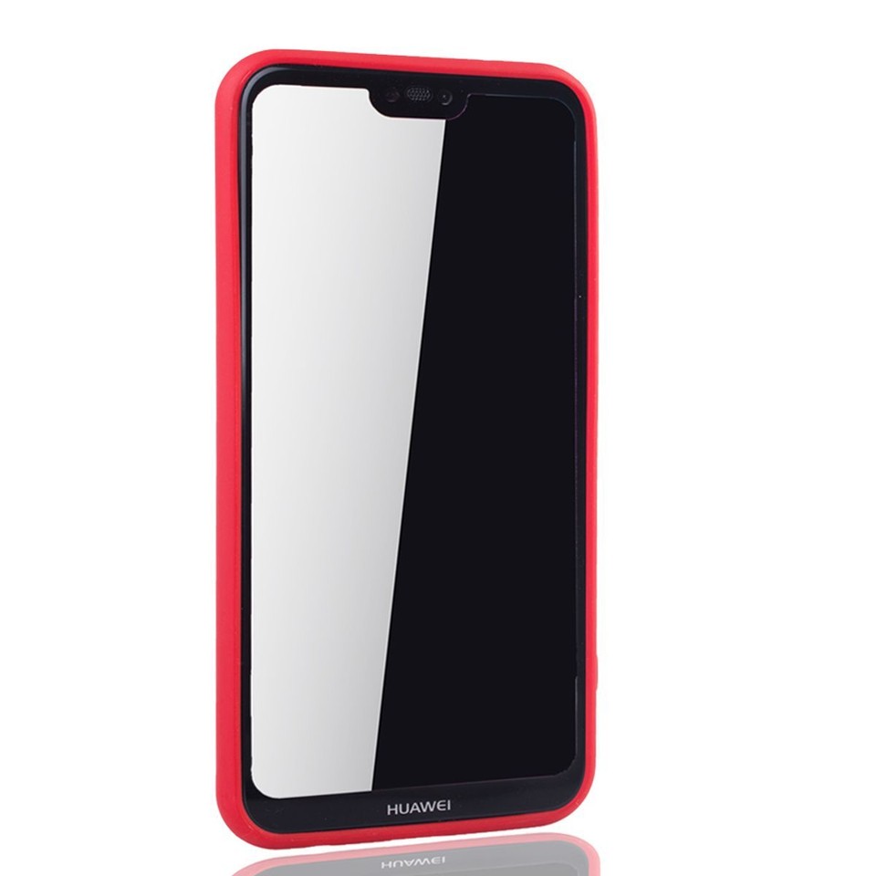Huawei P20 Lite Hybrid Editon Phone Case Cover Cases Bumper Red | eBay UK