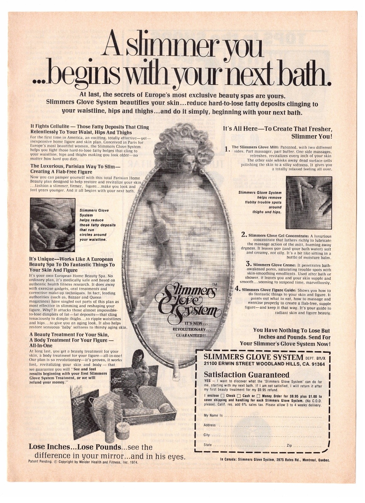 Vintage 1970s magazine print ad WEIGHT LOSS ADVERTISMENT health ...