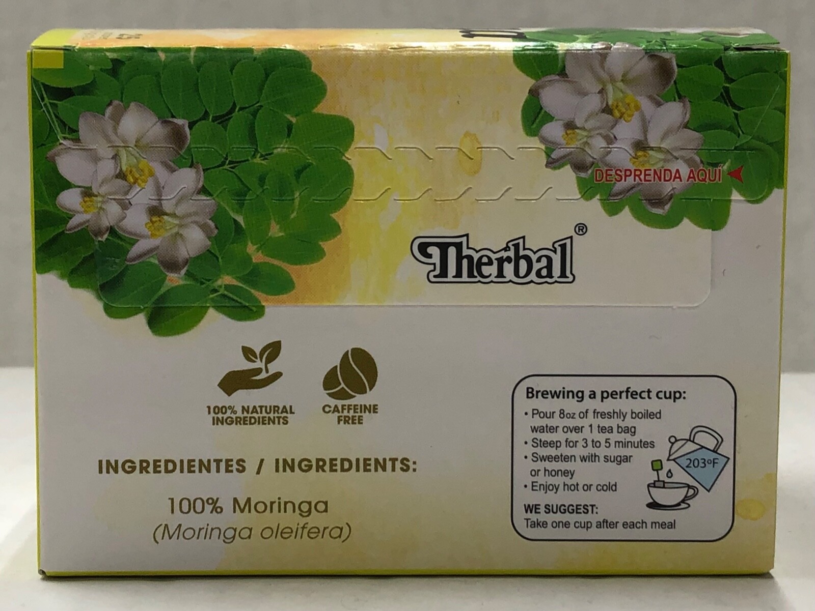 Therbal TE DE MORINGA infusion herbs TEA 25 BAGS | eBay