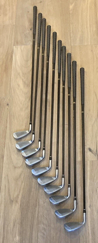 DFT Turbo Steel Huge Hop Iron Set (3-9, PW AW SW) ⛳ RH Graphite Shafts ...