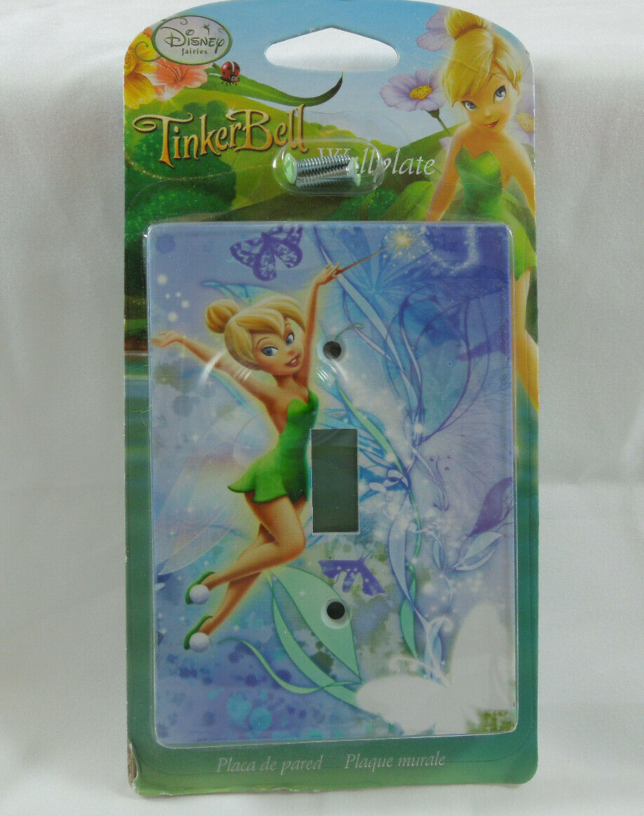 NEW TINKERBELL LIGHT SWITCH COVER Walt Disney Tinkerbell Character ...