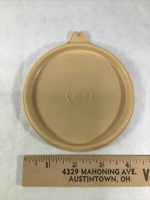 Vintage Tupperware Replacement Lid #215-50 Tan | eBay