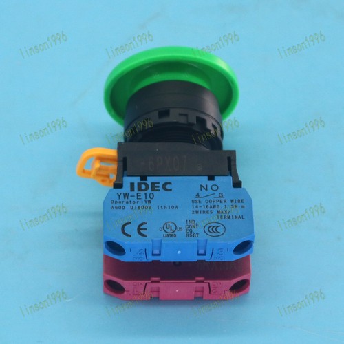 New IDEC Flat Head Self Reset Button Switch YW-E10 FAST SHIP | eBay