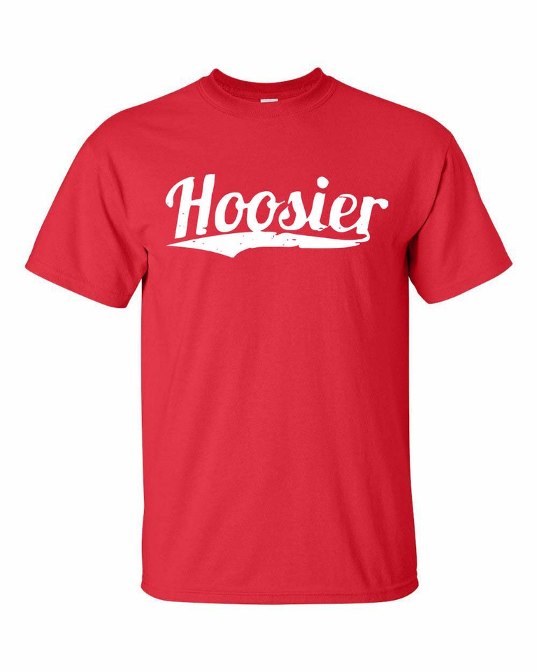 HOOSIER The State of Indiana Native Nickname Farm Boy Men's Tee Shirt ...