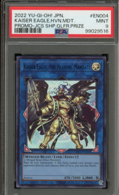 PSA 9 Yu-Gi-Oh! Kaiser Eagle, The Heavens Mandate JCS Prize | eBay