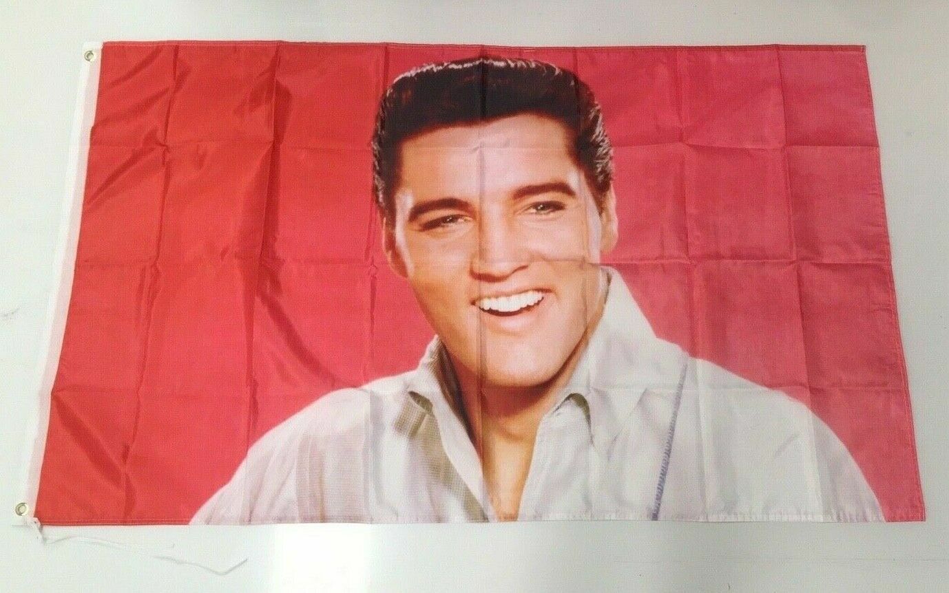 Elvis Presley Banner Flag Style 1 - King Of Rock N Roll Music Poster ...