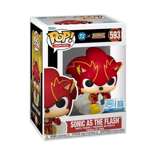 Funko POP! Heroes: Justice League and Sonic - Sonic/ Flash Figure PRE ...
