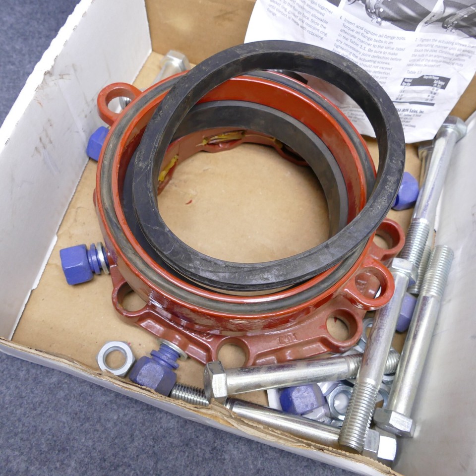 EBAA Megaflange Series 2106 6" Pipe Restrained Flange Adapter New In ...