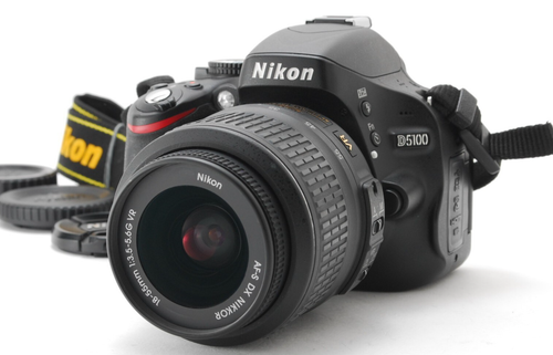 S.C 4,644 [MINT w/strap] Nikon D5100 Digital Camera AF-S 18-55mm Lens ...