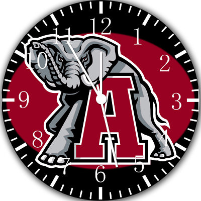 Alabama Crimson Tide Frameless Borderless Wall Clock Nice For Gifts or ...