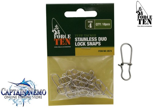 Snap Swivel 50-Pack Size #5 Stainless Steel Duo Lock Snaps - USA Made ...