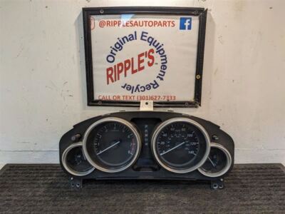 13-15 CX-9 SPEEDOMETER GAUGES CLUSTER MPH W/ CONVENTIONAL IGNITION 51K ...