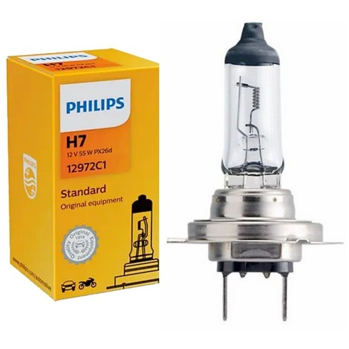 Philips Headlight Globe Standard Halogen H7 12v 55w PK1 Premium Quality ...