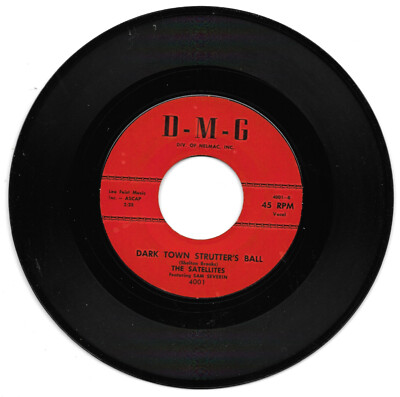 Satellites Sam SEVERIN-D-M-G4001 Rare Rockabilly 45 RPM Dark Town ...