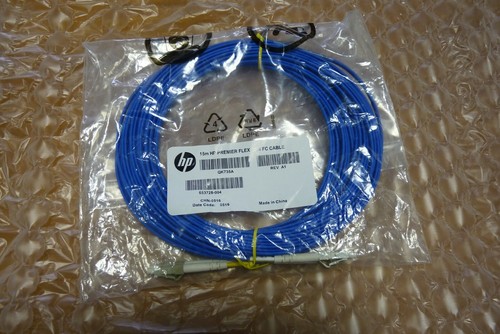 HPE Premier Flex LC/LC Multi-mode OM4 2 fiber 15m Cable QK735A, 653728 ...