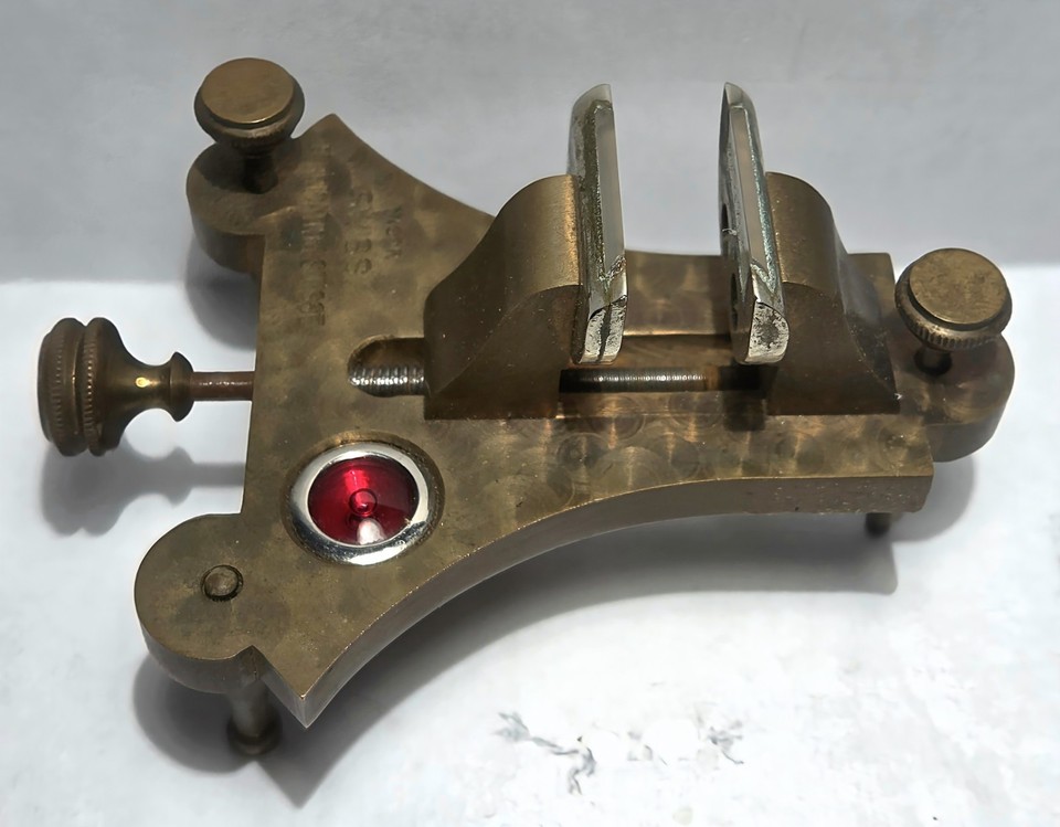 "NICE" Watchmaker Poising Tool, Vigor, Brass, Jeweled Jaws, Spirit ...