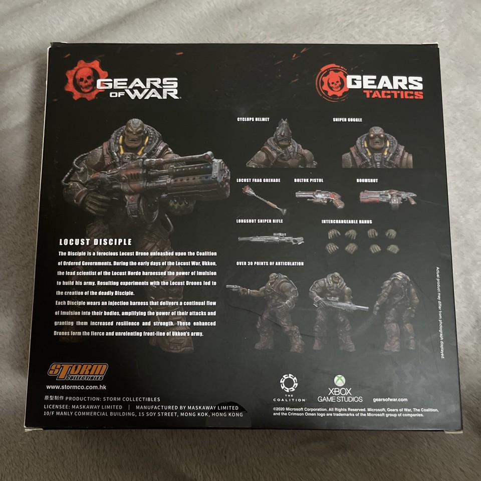 Storm Collectibles Gears of War Tactics Locust Disciple Action Figure ...