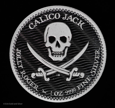2022 Niue $2 Calico Jack Jolly Roger 1 oz .999 Silver Coin | eBay