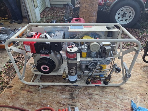 Bauer Portable Dive/Paintball Compressor 5000 PSI Yanmar Diesel Engine ...