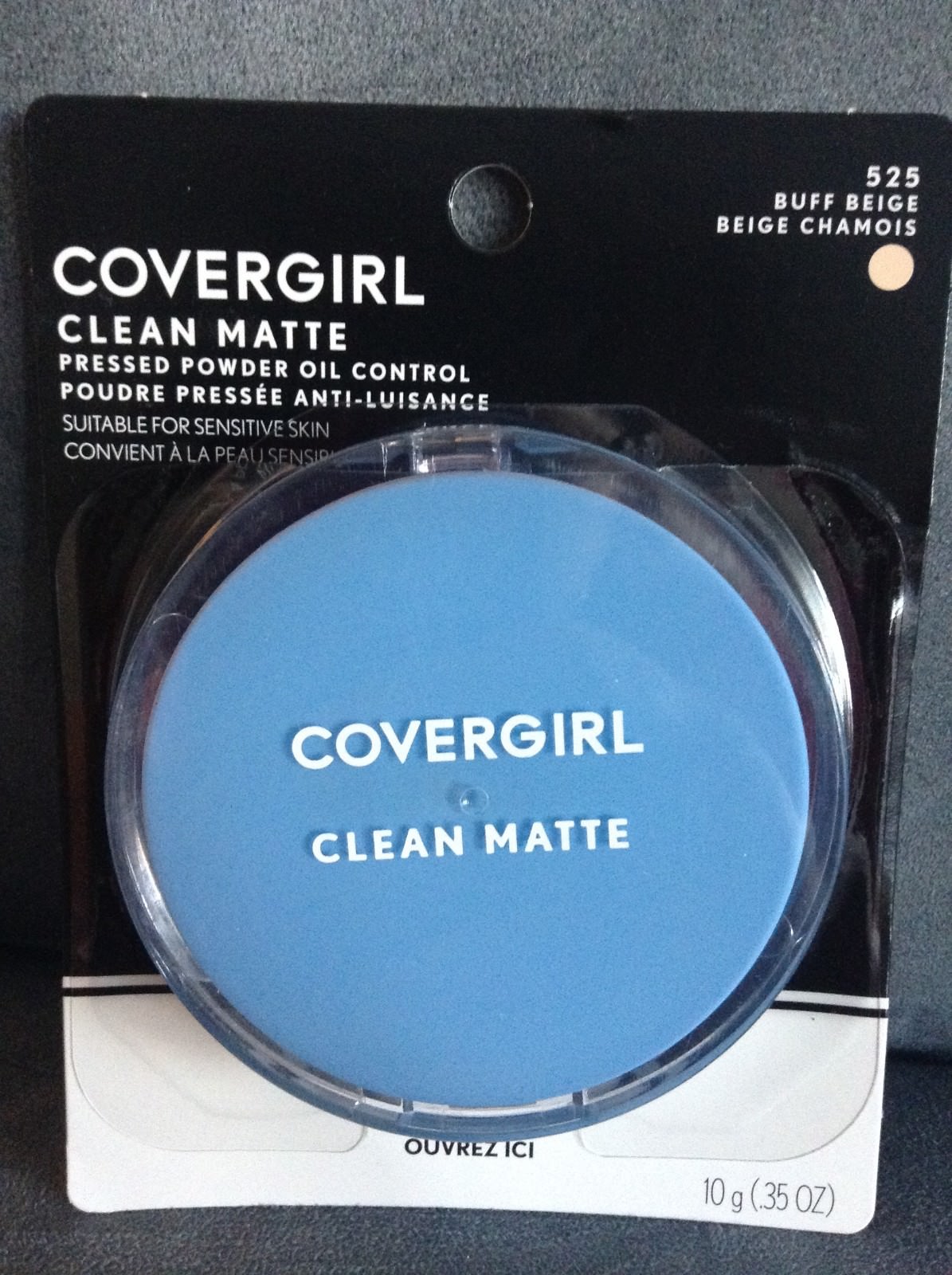 COVERGIRL CLEAN MATTE PRESSED POWDER OIL CONTROL #525 BUFF BEIGE - NEW ...