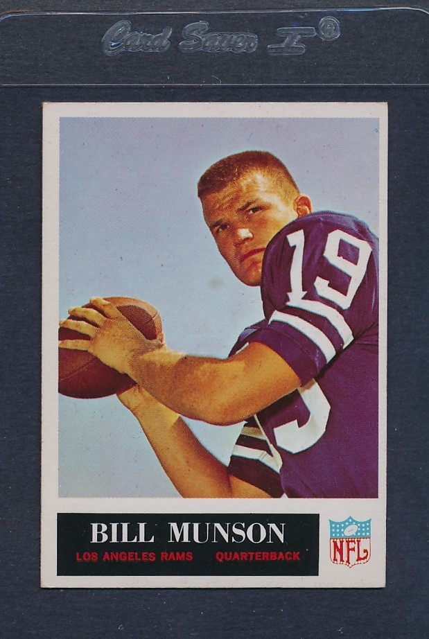 1965 Philadelphia #093 Bill Munson Rams EX/MT *464 | eBay