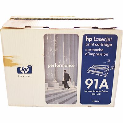 Genuine HP 91A [92291A] Black Toner Cartridge [Sealed In Open Box] Free ...